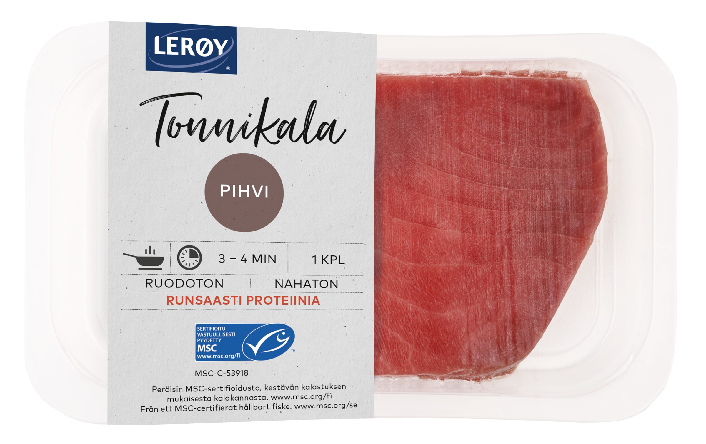 Tonnikalapihvi 1 kpl MSC - Lerøy
